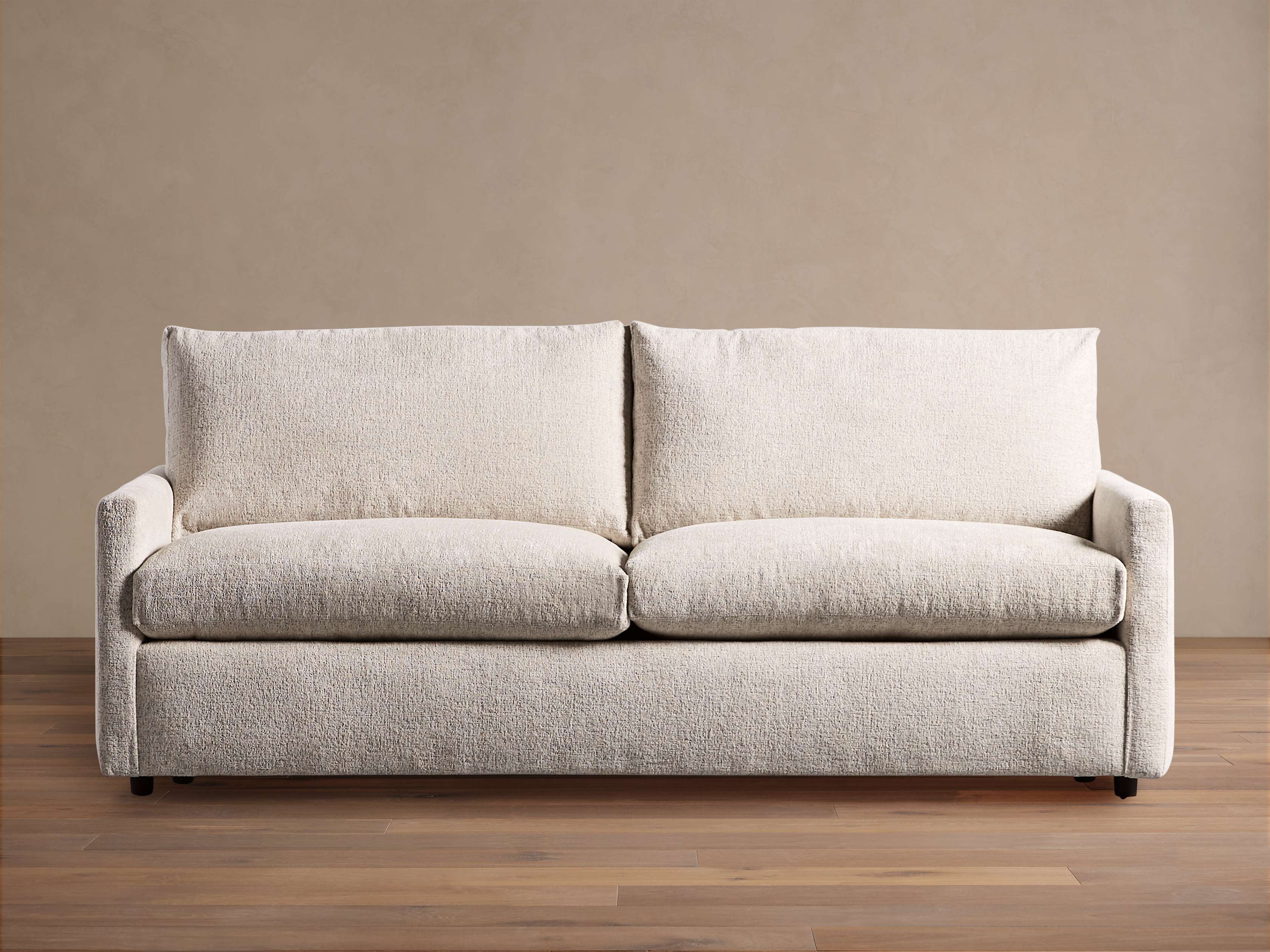 Kipton Slim Arm Sofa in Plush Linen – Arhaus