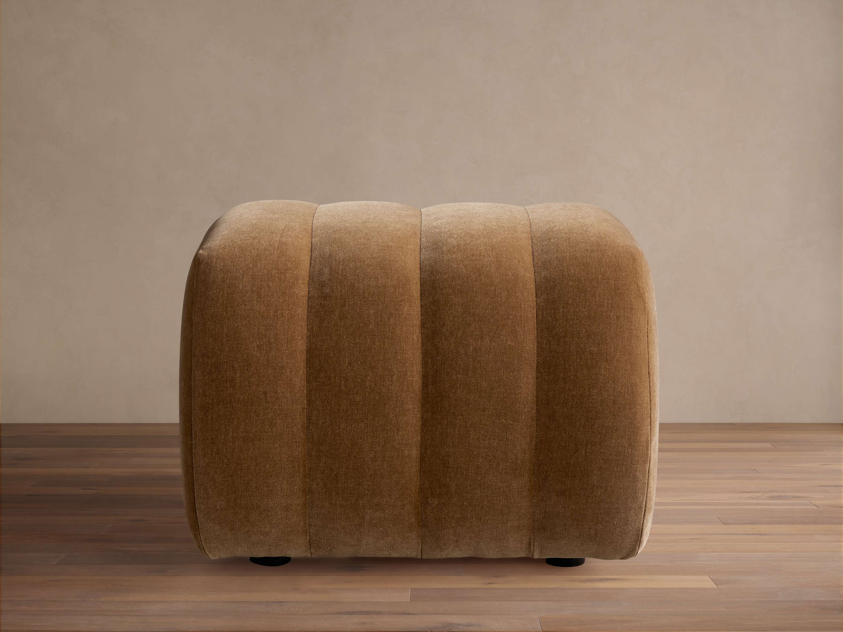 Fresno Channeled Ottoman – Arhaus