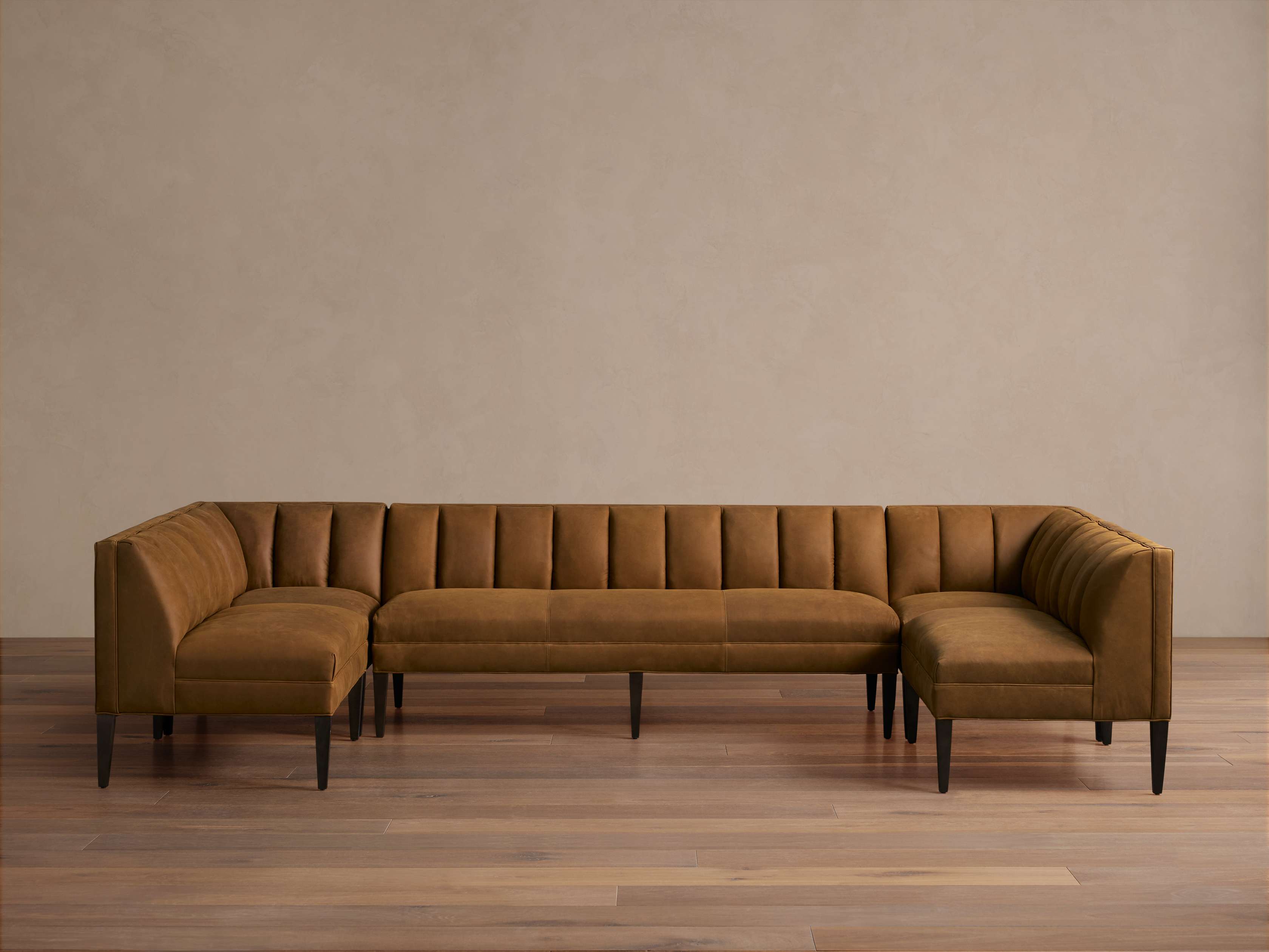 Gates Leather U-Shaped Banquette – Arhaus