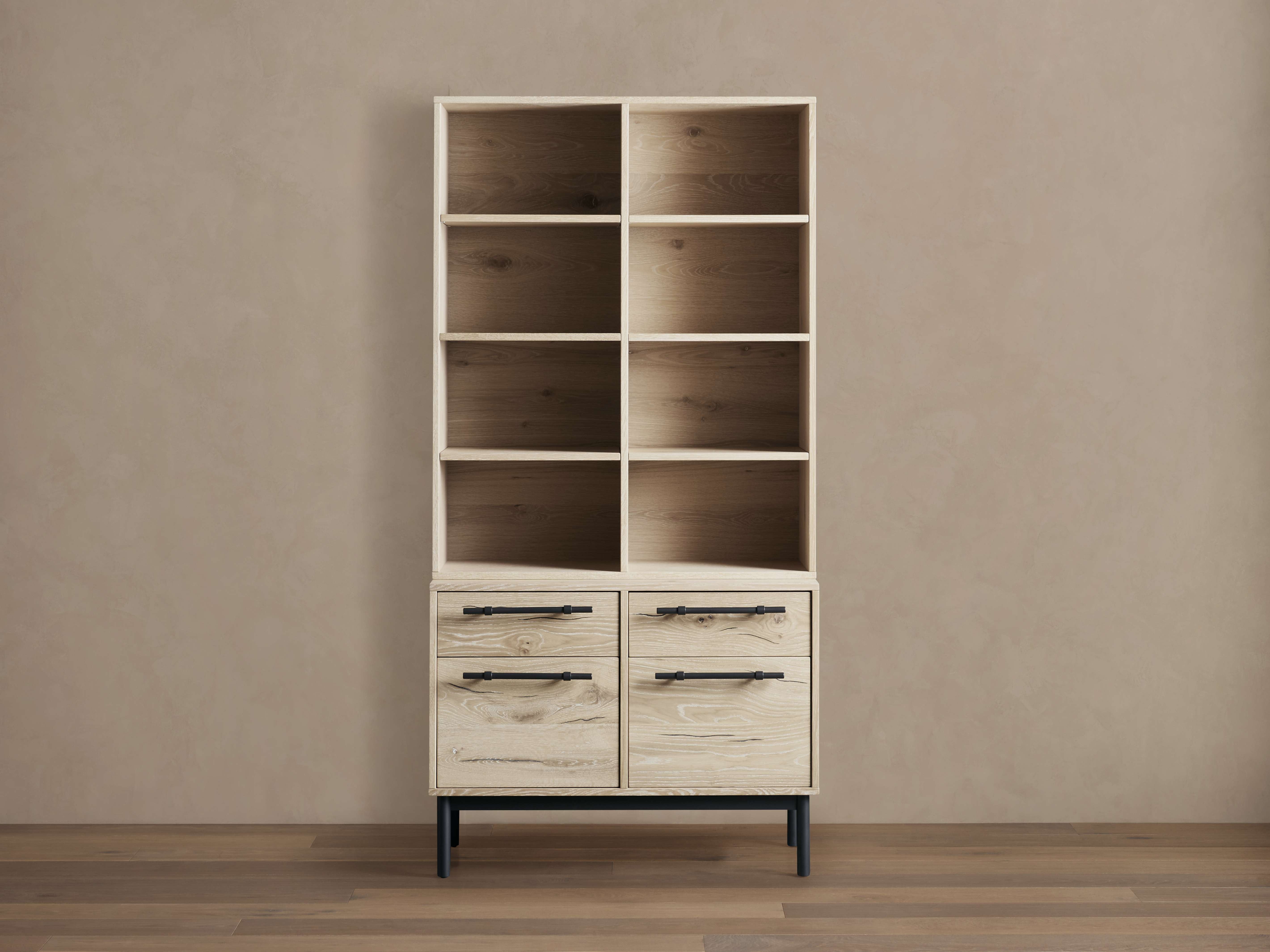 Sullivan Bookcase with File Base – Arhaus