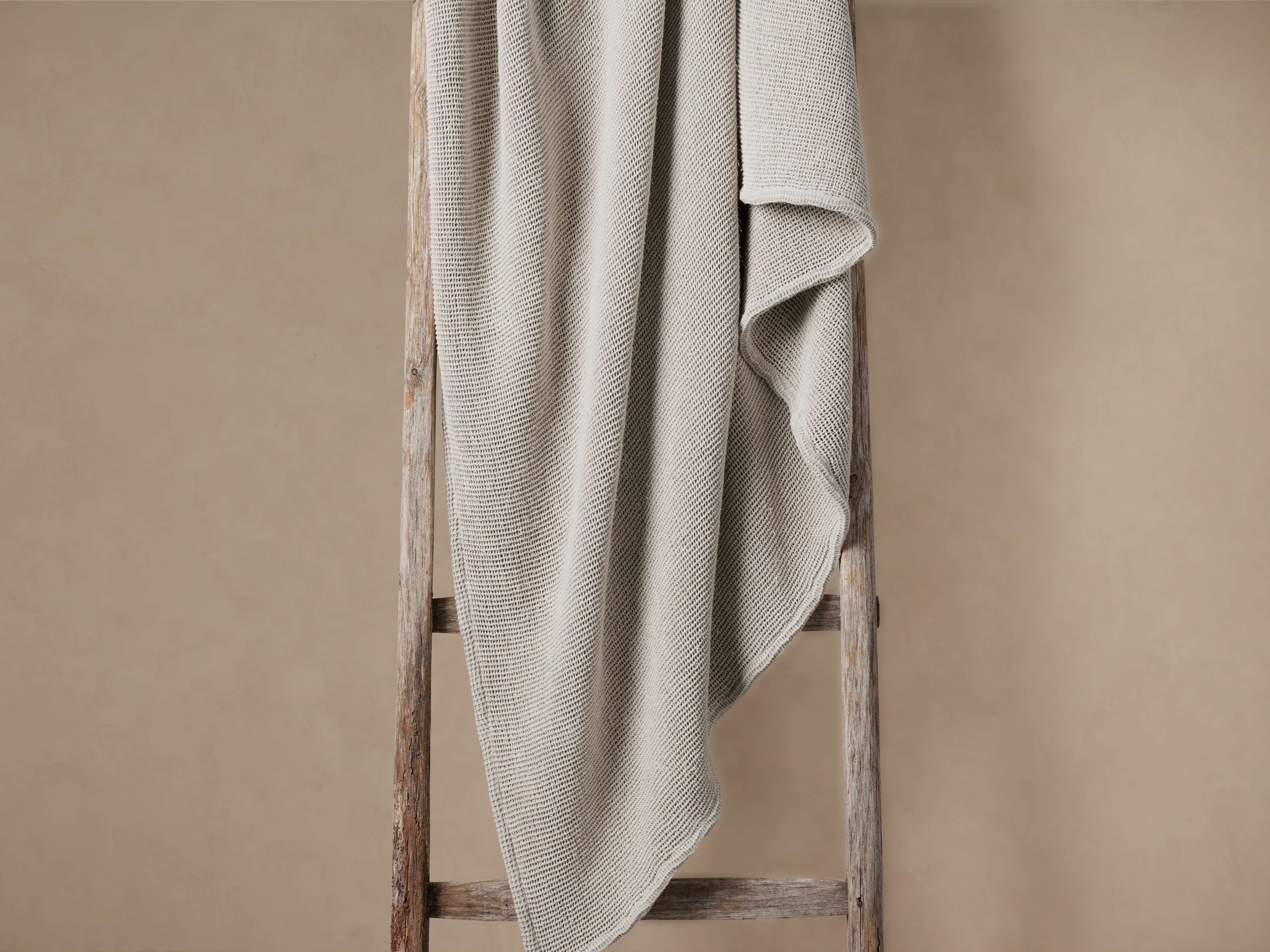 Garment-Dyed Throw in Mist – Arhaus