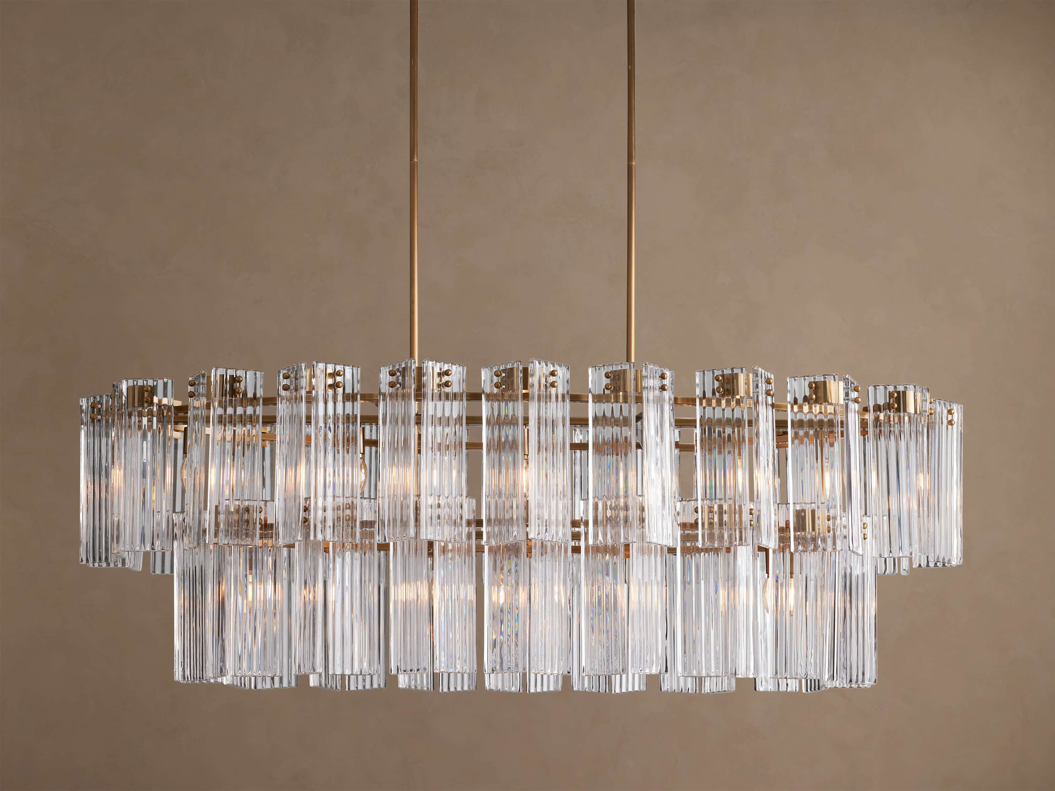 Delsie Oval Tiered Chandelier – Arhaus