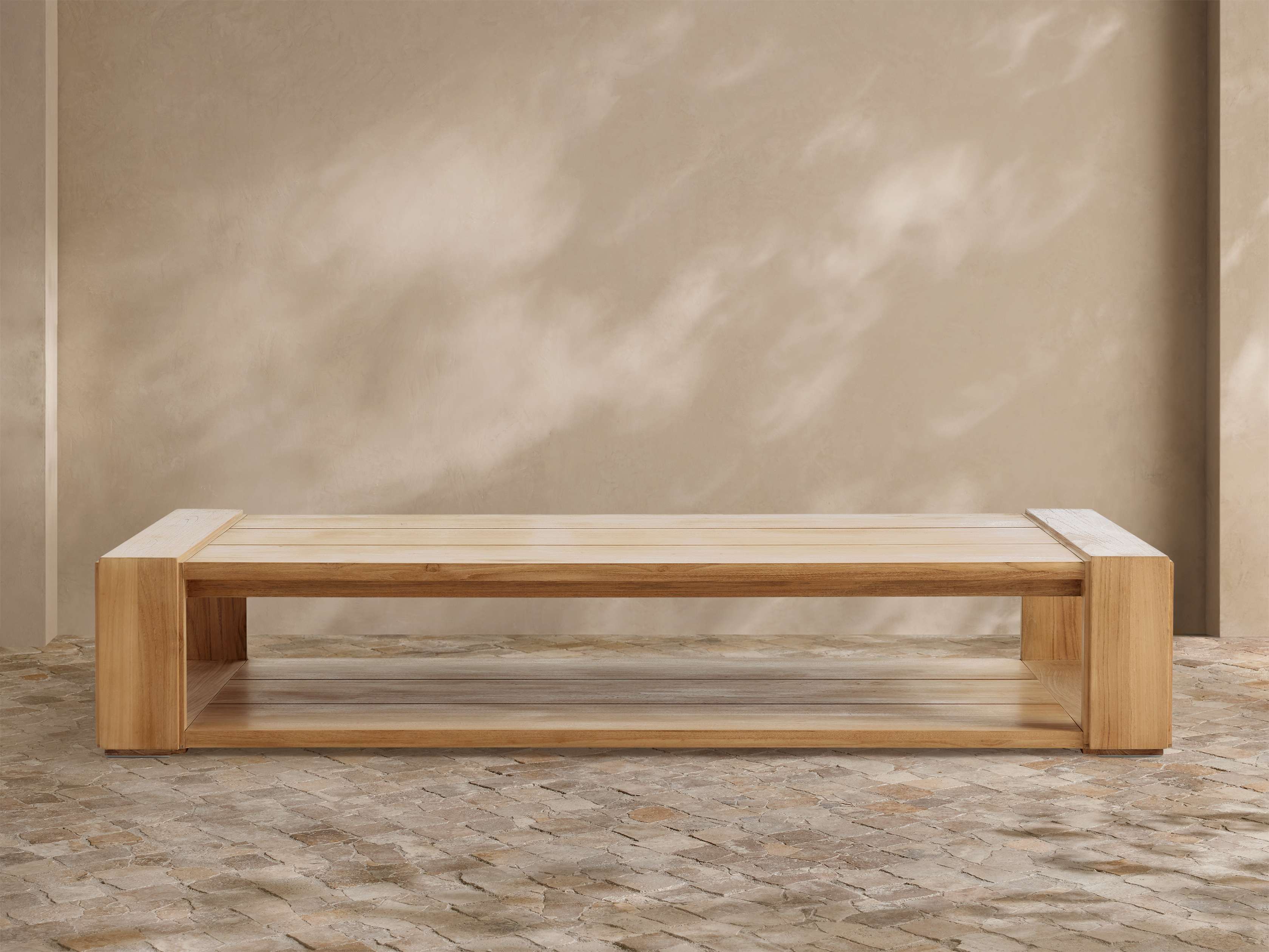 Canyon Outdoor Teak Coffee Table – Arhaus