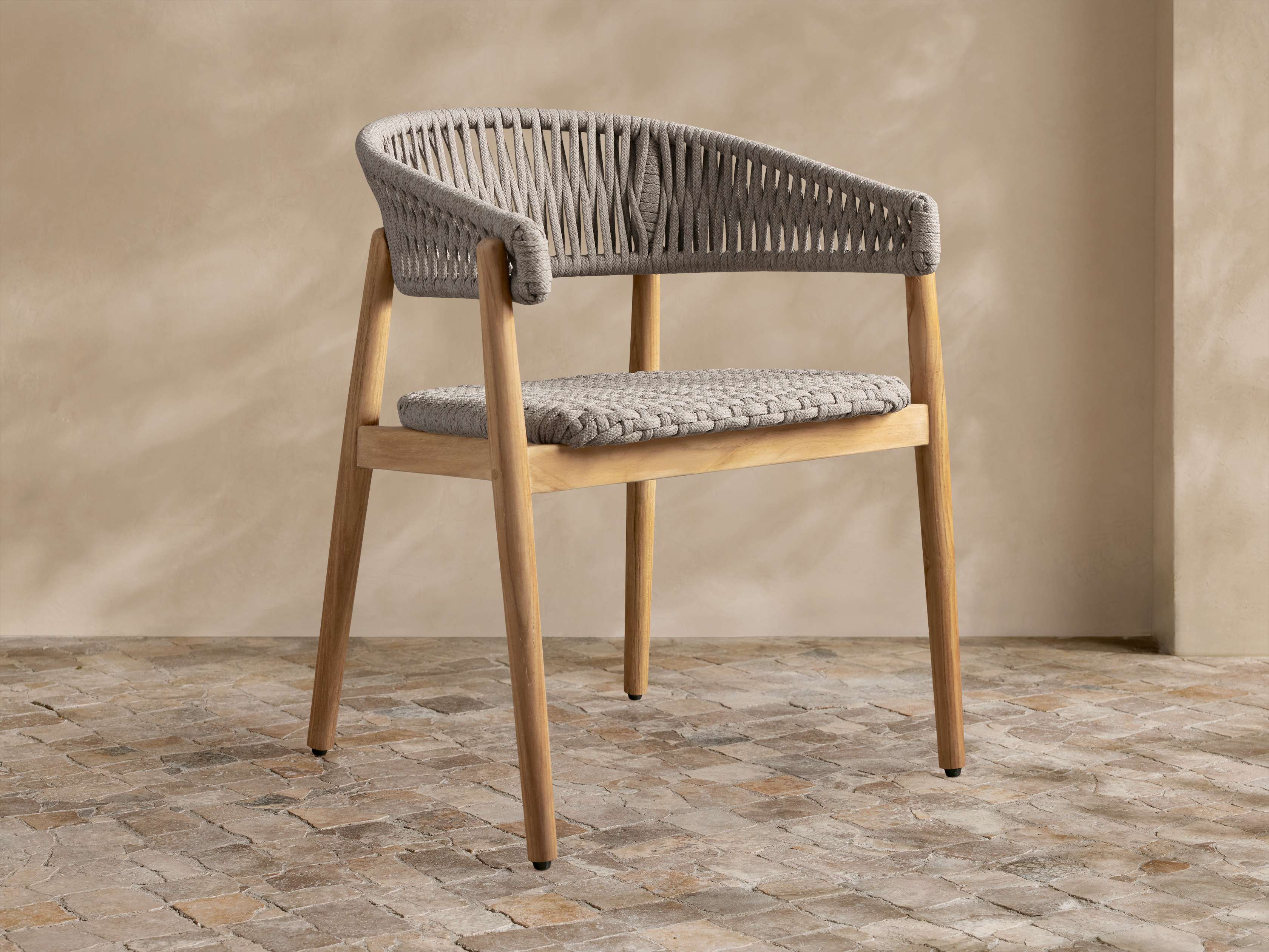 Talia Outdoor Teak Dining Chair – Arhaus