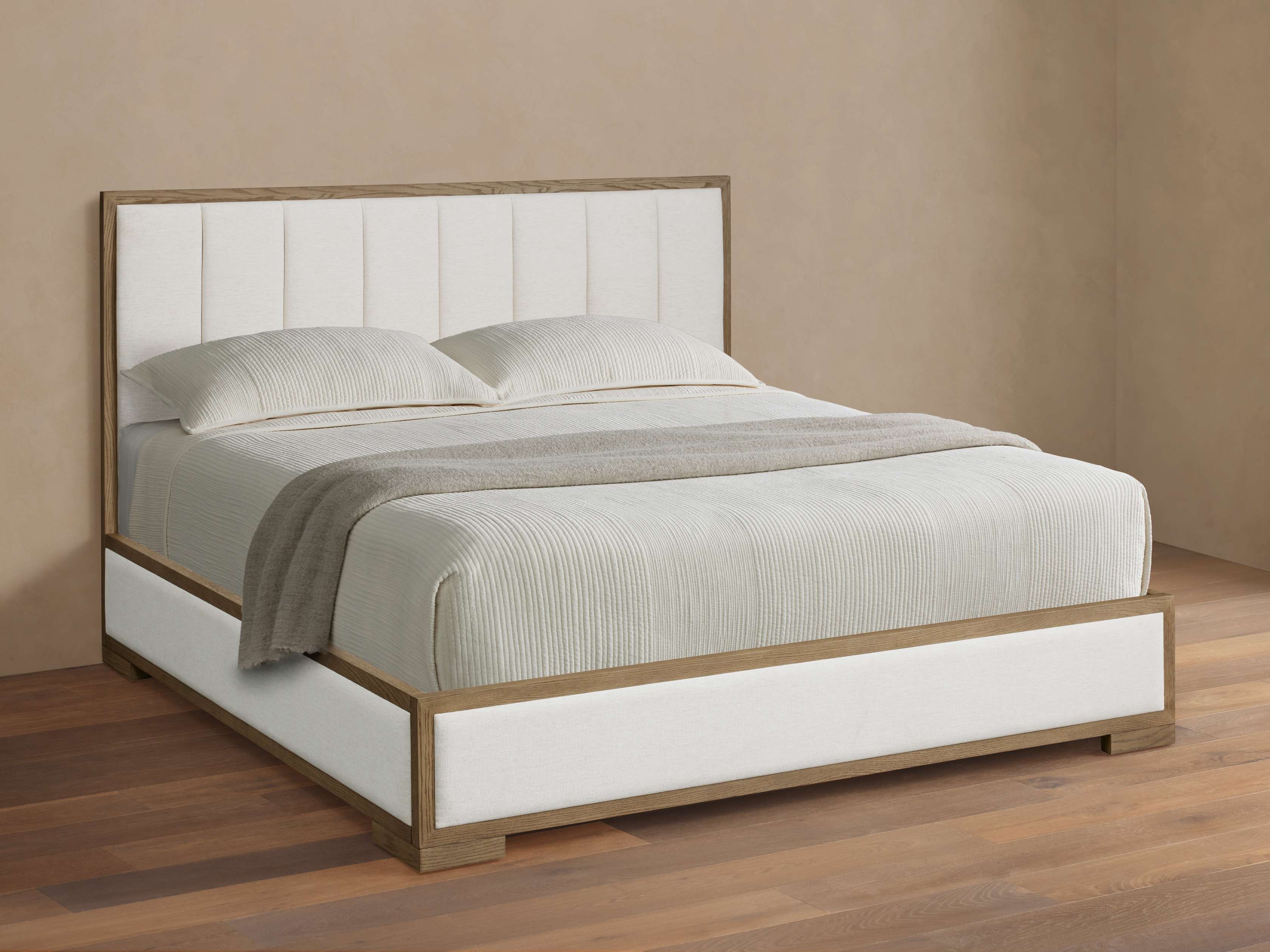 Darien Channel-Stitched Panel Bed – Arhaus