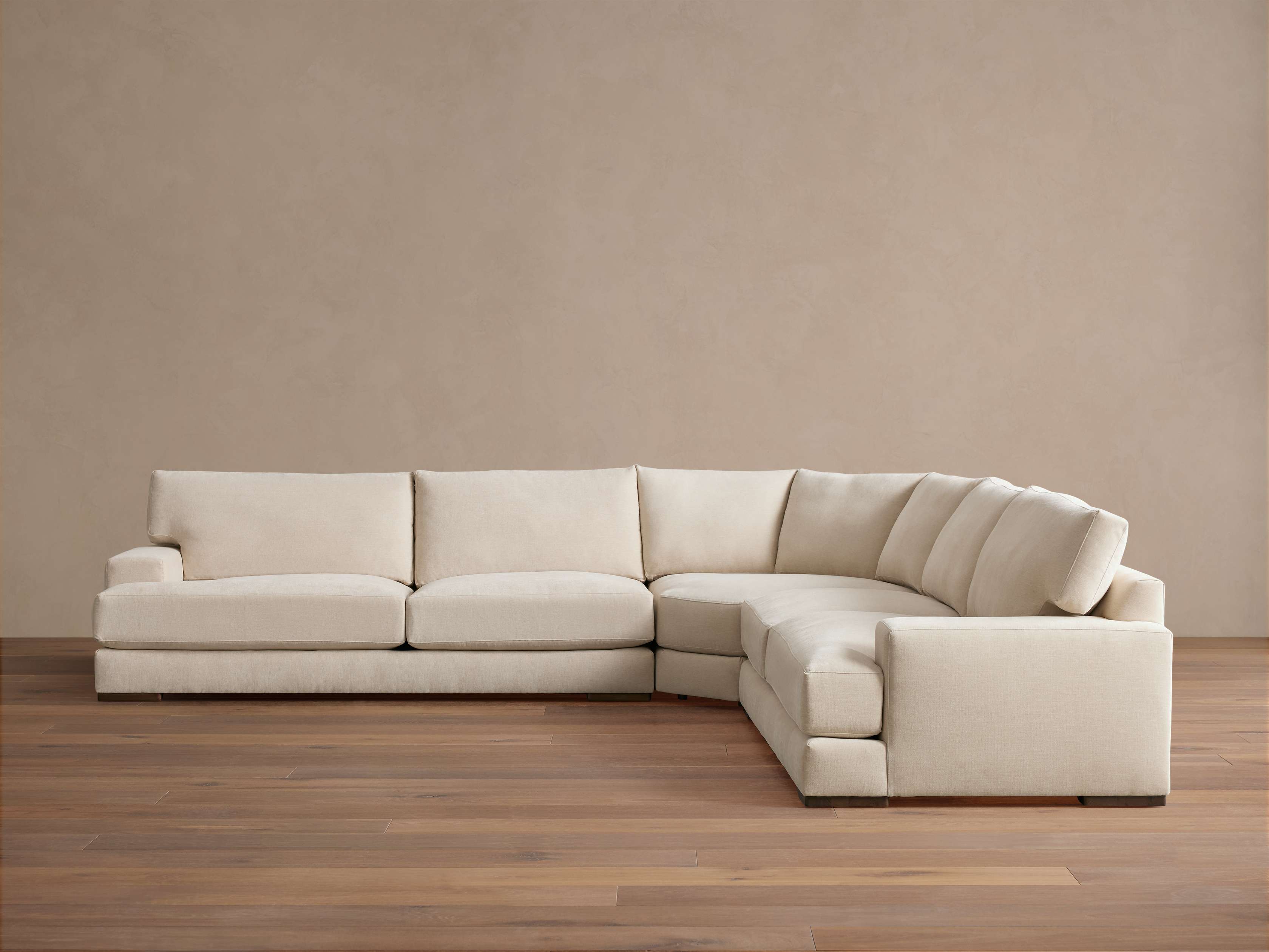 Norwalk Three-Piece Corner Wedge Sectional – Arhaus