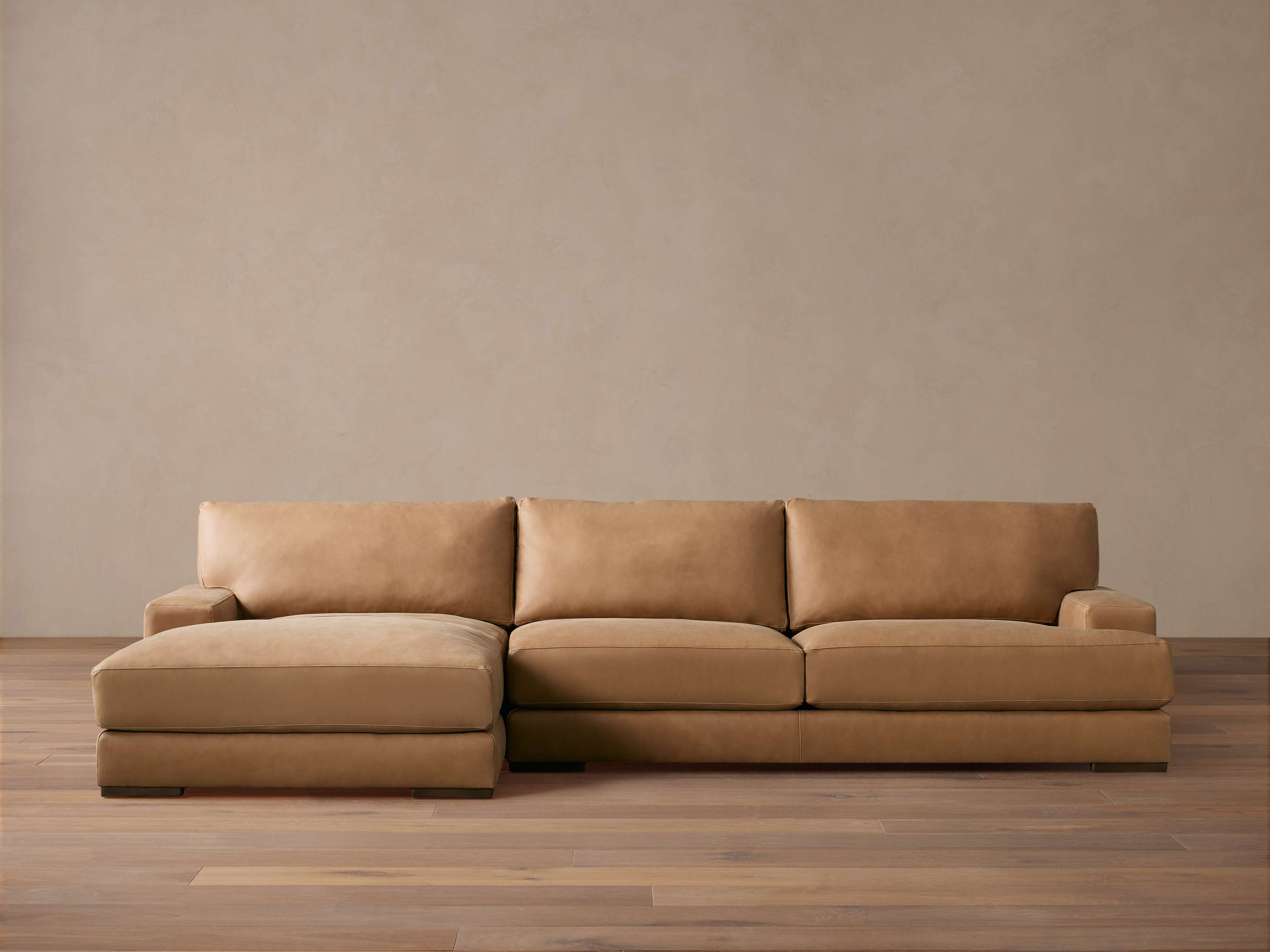 Norwalk Leather Two-Piece Chaise Sectional – Arhaus
